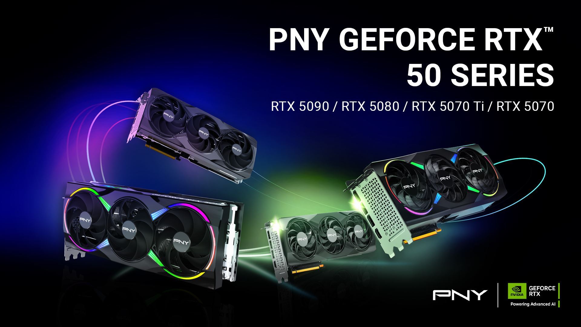PNY Unveils the NVIDIA GeForce RTX™ 50-Series GPU Family